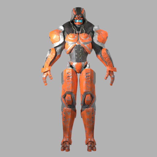 tengu robot 3D Model in Robot 3DExport