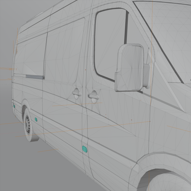 mercedes sprinter 3D Model in Van and Minivan 3DExport