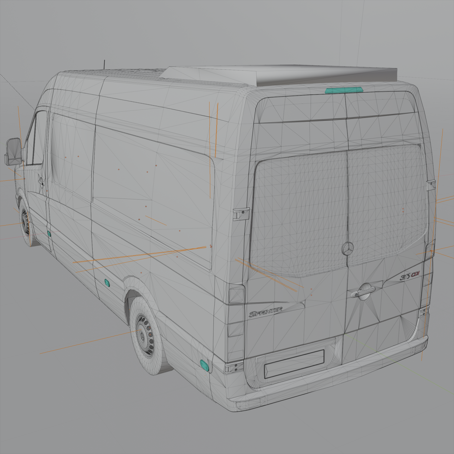 Mercedes Sprinter 3D Model in Van and Minivan 3DExport