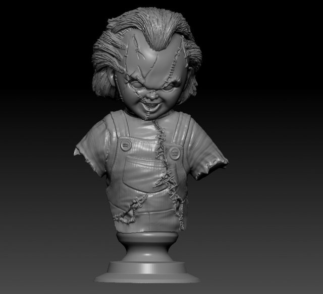 chucky 3D Print Model in Monsters & Creatures 3DExport