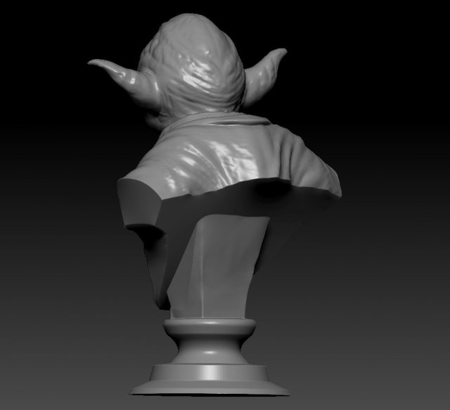 yoda 3D Print Model in Monsters & Creatures 3DExport