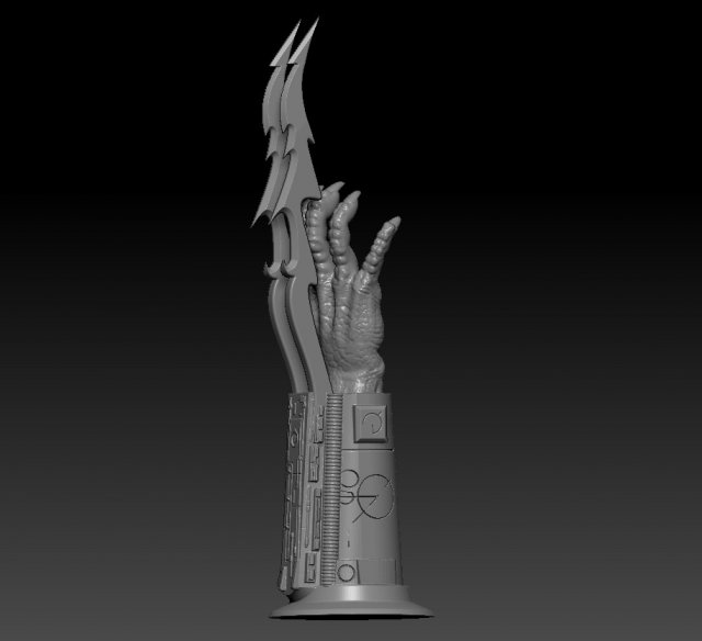 the hand of the predator 3D Print Model in Monsters & Creatures 3DExport
