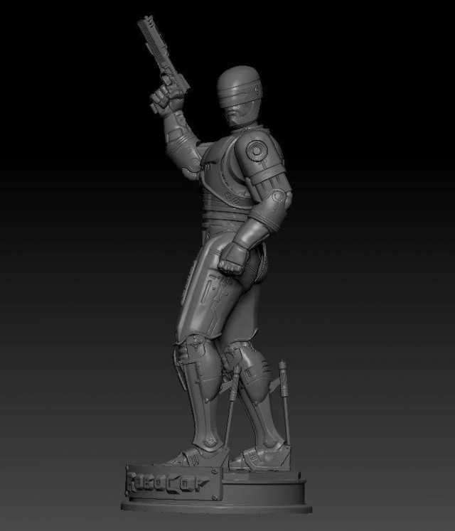 robocop 1987 3D Print Model in Man 3DExport
