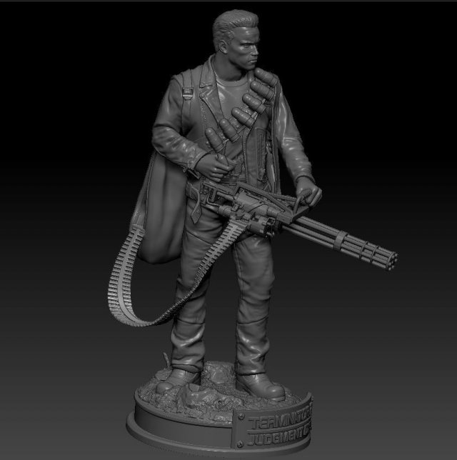 terminator 2 judgment day 3D Print Model in Figurines 3DExport