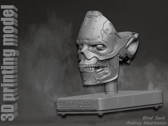 The Terminator REV-9 3D Print Model in Monsters & Creatures 3DExport