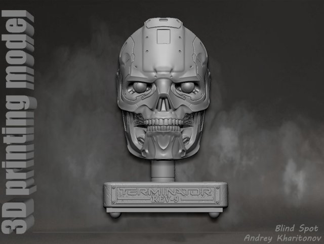 The Terminator REV-9 3D Print Model in Monsters & Creatures 3DExport