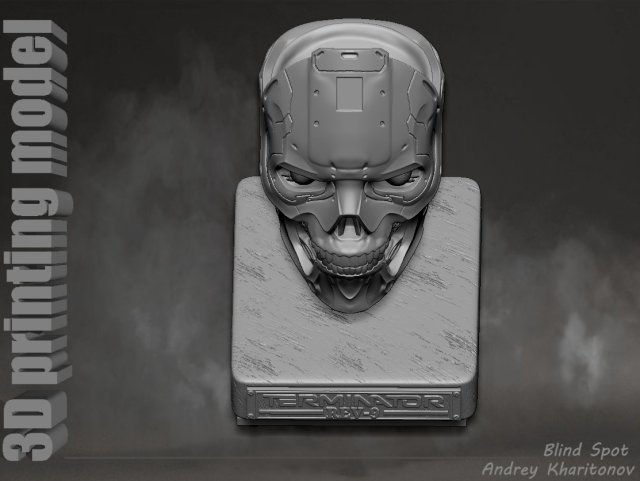 The Terminator REV-9 3D Print Model in Monsters & Creatures 3DExport