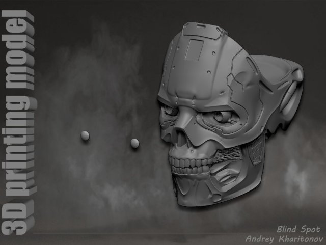 The Terminator REV-9 3D Print Model in Monsters & Creatures 3DExport