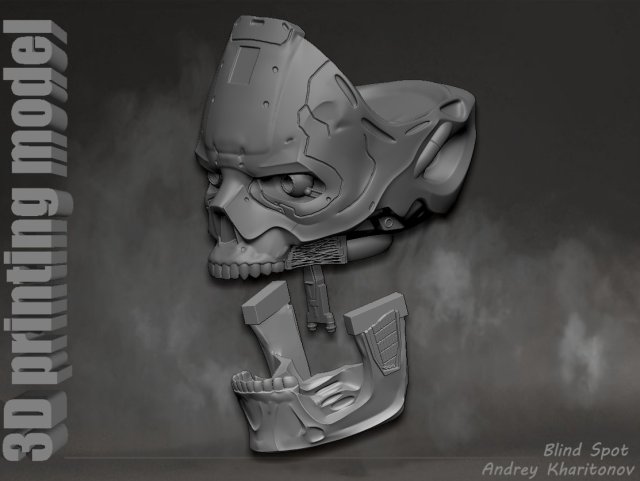 The Terminator REV-9 3D Print Model in Monsters & Creatures 3DExport