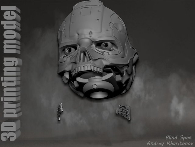 The Terminator REV-9 3D Print Model in Monsters & Creatures 3DExport