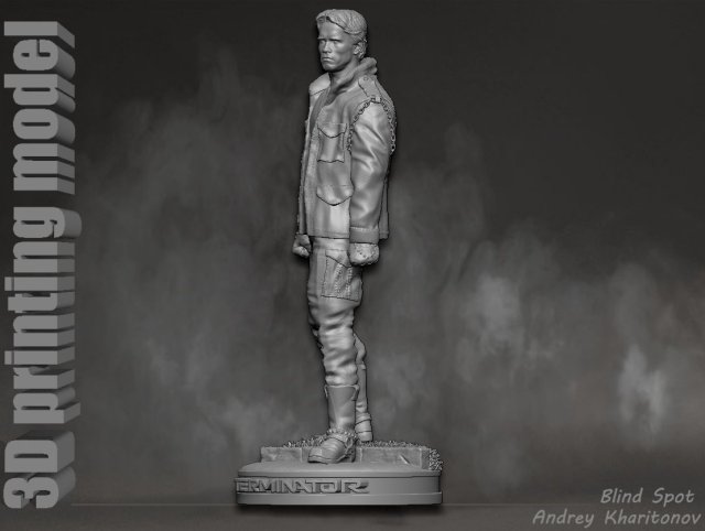 TERMINATOR 3D Print Model in Man 3DExport