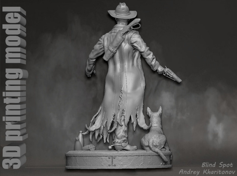 Ghoul Fallout 3D Print Model in Monsters & Creatures 3DExport