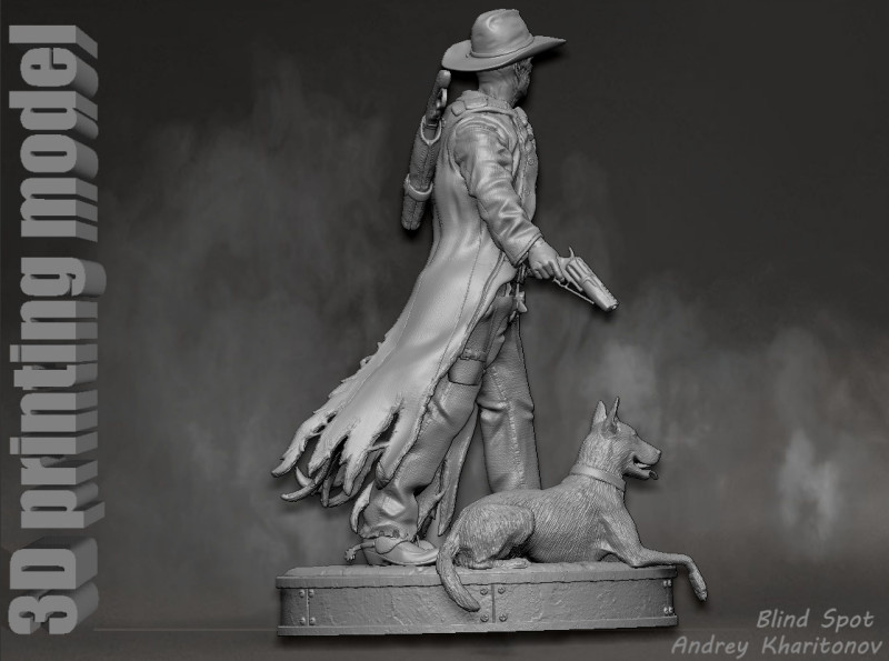 Ghoul Fallout 3D Print Model in Monsters & Creatures 3DExport