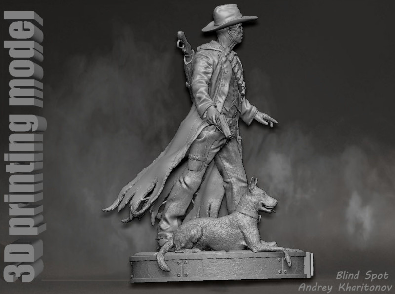 Ghoul Fallout 3D Print Model in Monsters & Creatures 3DExport