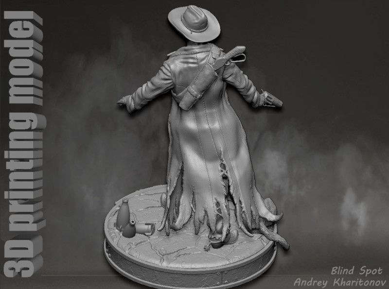 Ghoul Fallout 3D Print Model in Monsters & Creatures 3DExport