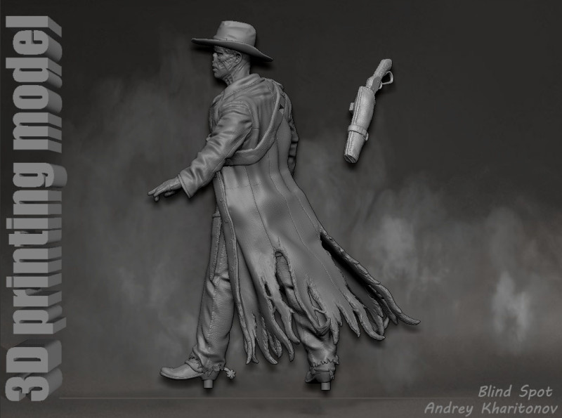 Ghoul Fallout 3D Print Model in Monsters & Creatures 3DExport