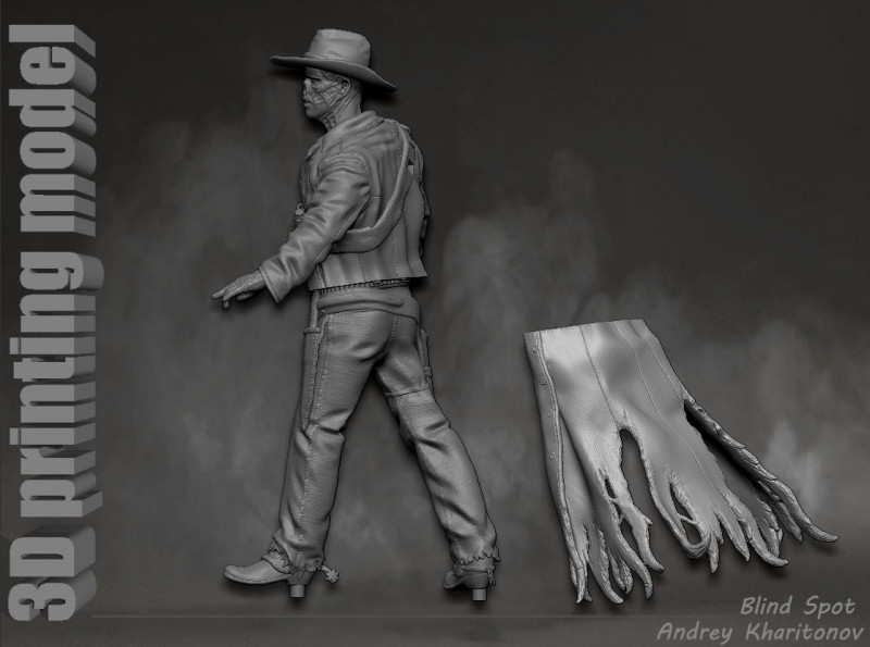 Ghoul Fallout 3D Print Model in Monsters & Creatures 3DExport