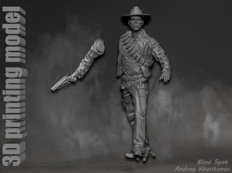 Ghoul Fallout 3D Print Model in Monsters & Creatures 3DExport