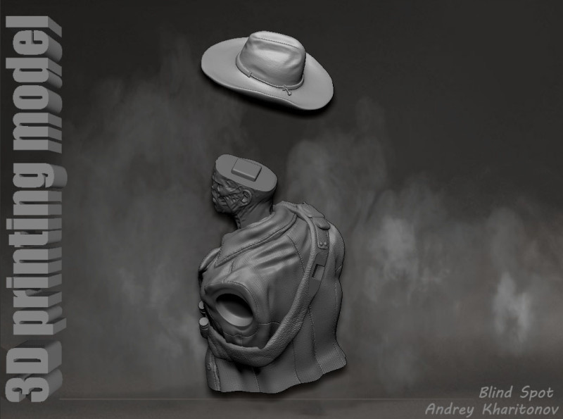 Ghoul Fallout 3D Print Model in Monsters & Creatures 3DExport