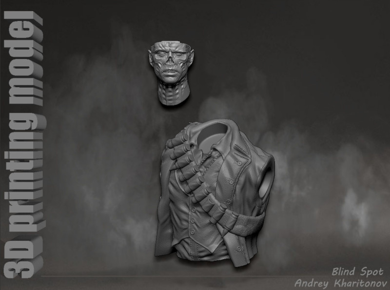 Ghoul Fallout 3D Print Model in Monsters & Creatures 3DExport