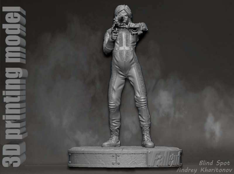 Steph Harper Fallout 3D Print Model in Woman 3DExport