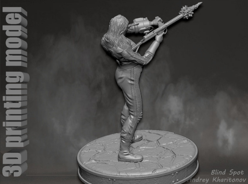 Steph Harper Fallout 3D Print Model in Woman 3DExport