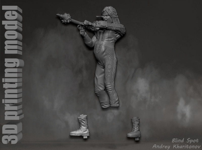 Steph Harper Fallout 3D Print Model in Woman 3DExport