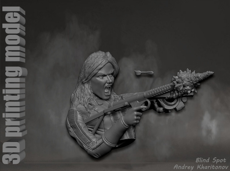 Steph Harper Fallout 3D Print Model in Woman 3DExport