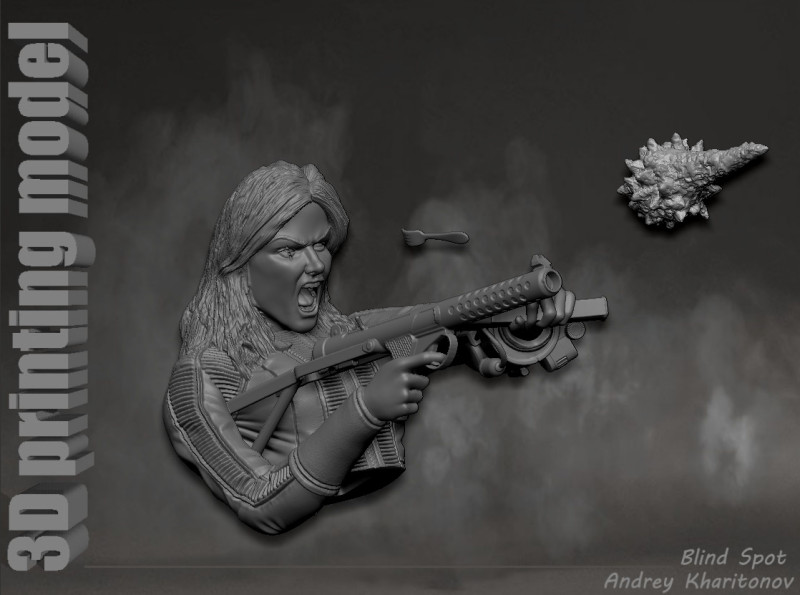 Steph Harper Fallout 3D Print Model in Woman 3DExport
