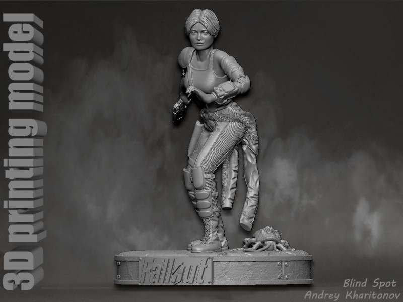 Lucy Fallout 3D Print Model in Woman 3DExport