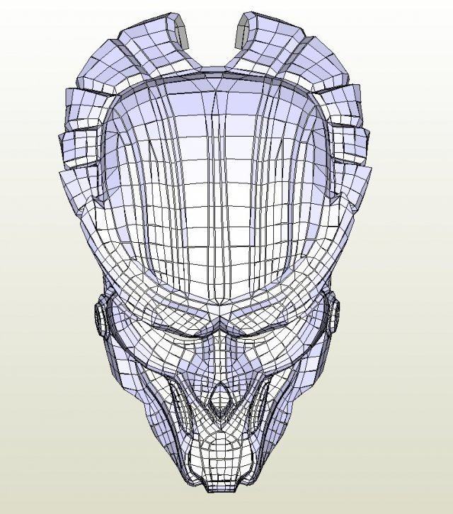 predator skull 3D Model in Monster 3DExport