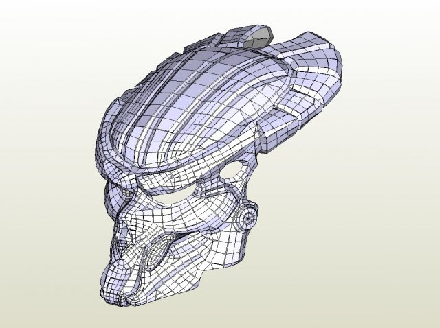 predator skull 3D Model in Monster 3DExport
