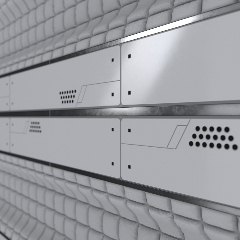 Sci-fi panel 73 PBR Texture CG Textures in 3D Textures 3DExport