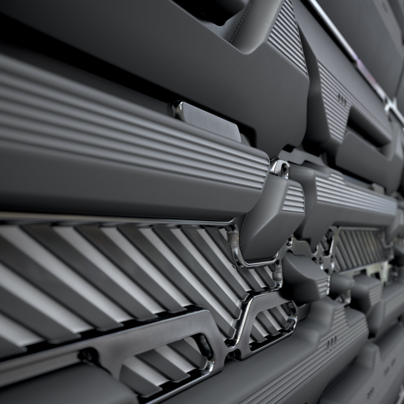 Sci-fi panel 70 PBR Texture CG Textures in 3D Textures 3DExport