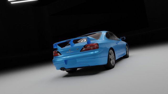 Nissan Silvia 3D Model in Sport Cars 3DExport