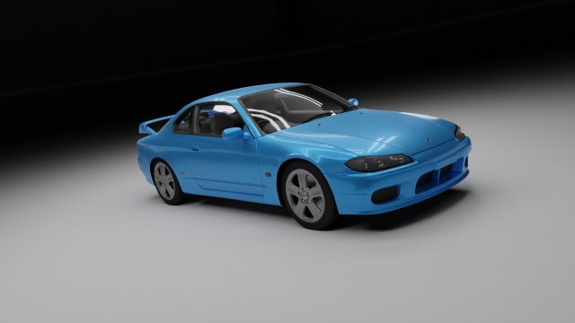 Nissan Silvia 3D Model in Sport Cars 3DExport