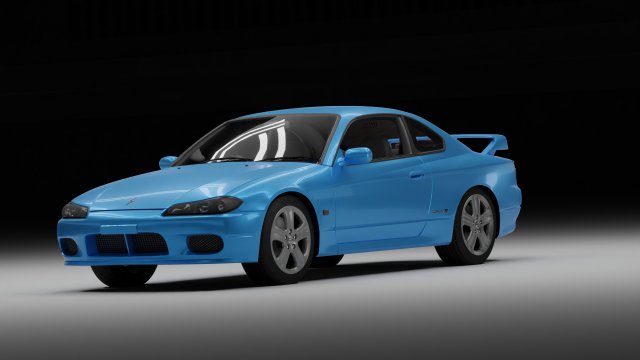 Nissan Silvia 3D Model in Sport Cars 3DExport
