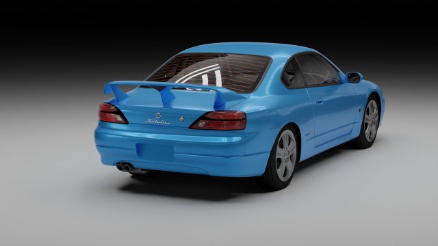 Nissan Silvia 3D Model in Sport Cars 3DExport