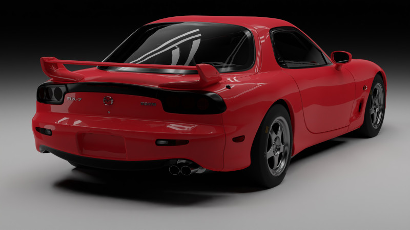 Mazda RX-7 FD3S Abflug Anibus 1994 3D model - lucox.cl