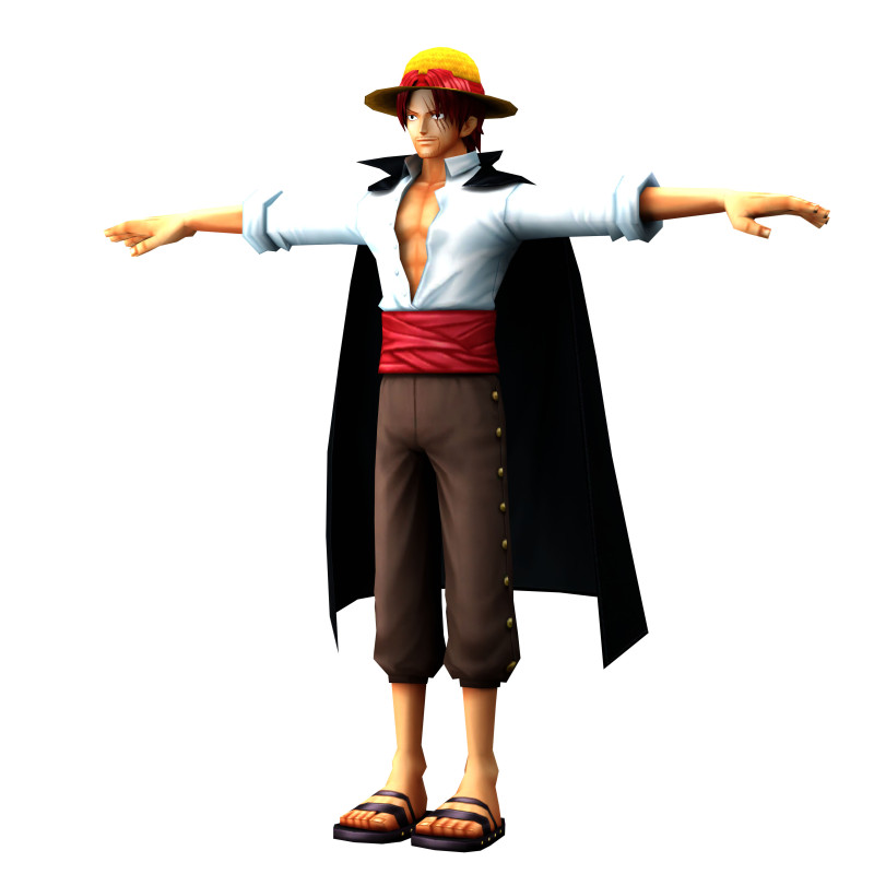 Shanks 3D Model in Cartoon 3DExport