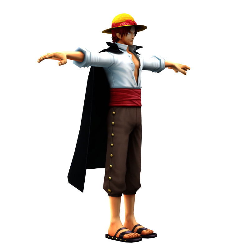 Shanks 3D Model in Cartoon 3DExport
