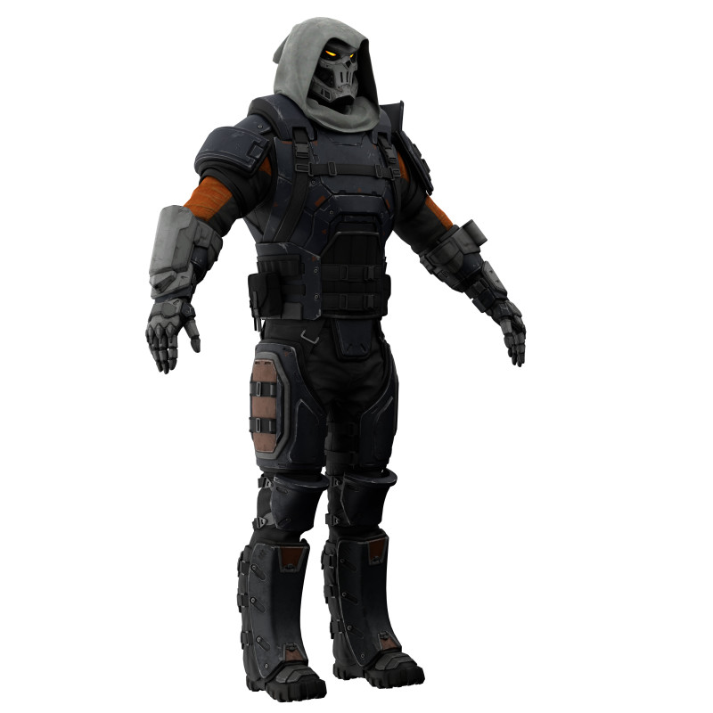 Taskmaster 3D Model in Fantasy 3DExport