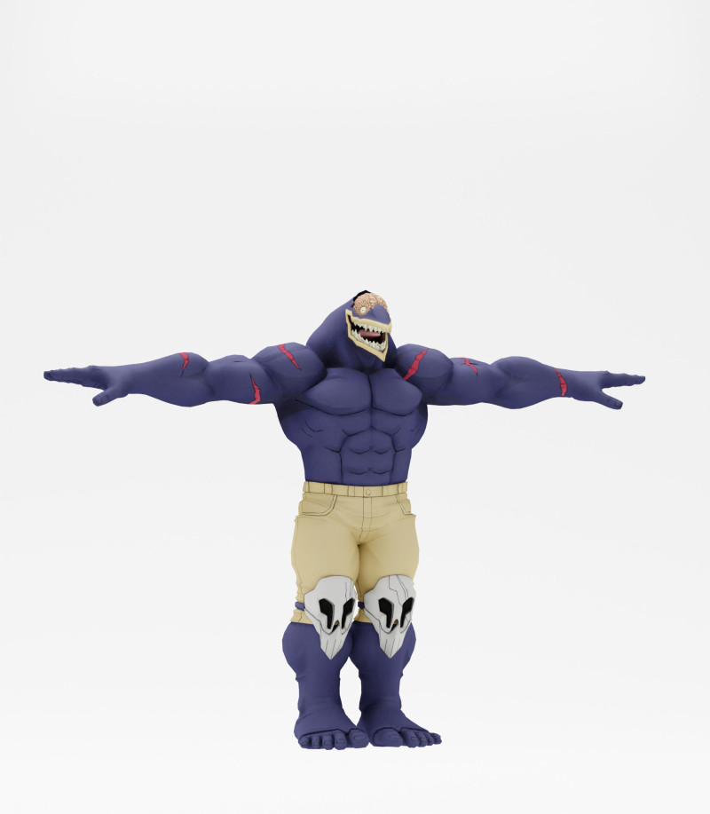 Nomu 3D Model in Monster 3DExport