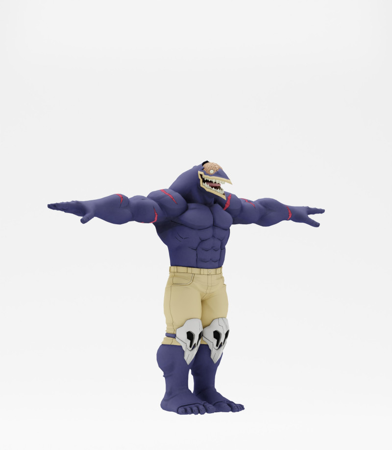 Nomu 3D Model in Monster 3DExport