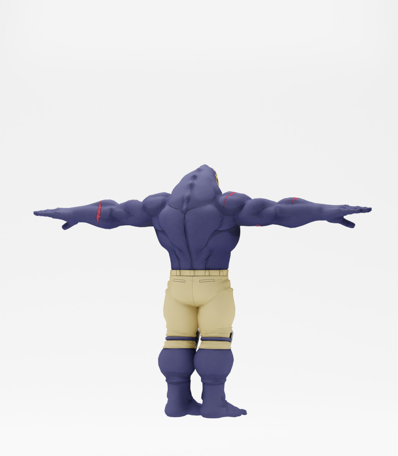 Nomu 3D Model in Monster 3DExport