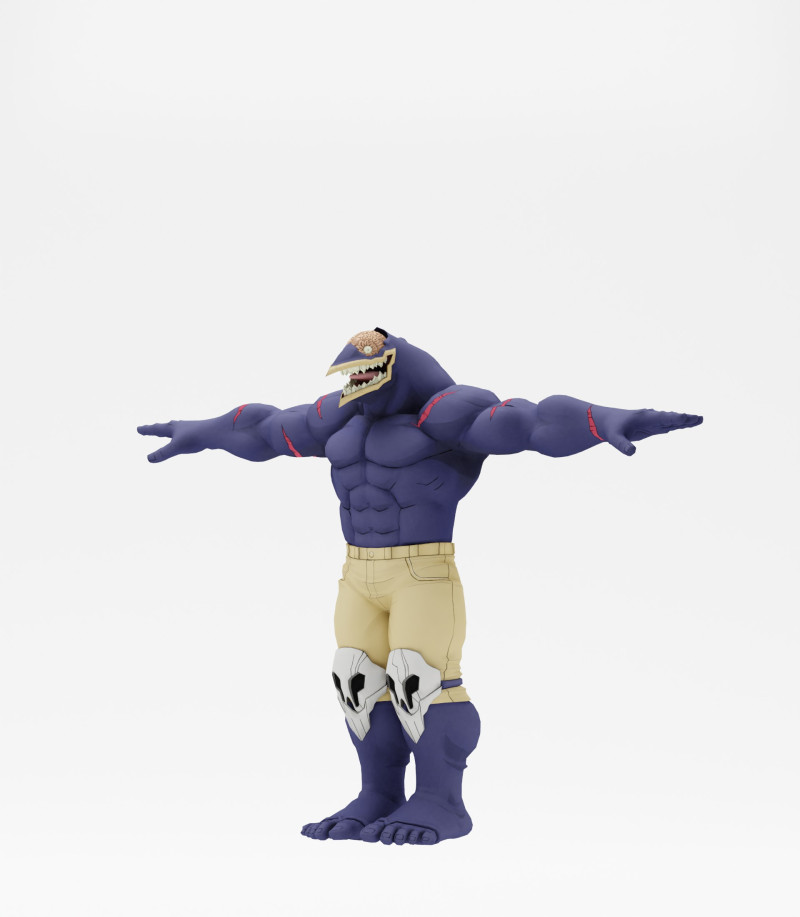 Nomu 3D Model in Monster 3DExport