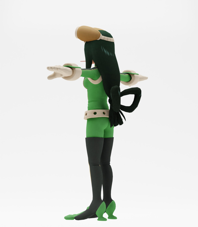 Tsuyu Asui 3d Model In Fantasy 3dexport