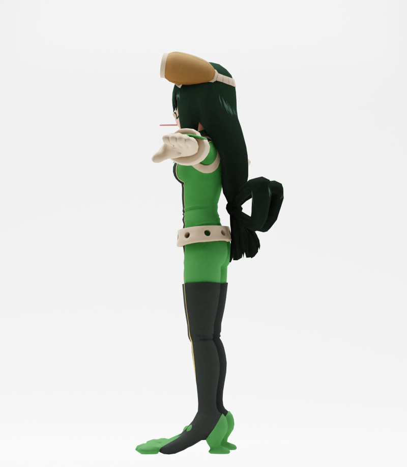Tsuyu Asui 3d Model In Fantasy 3dexport