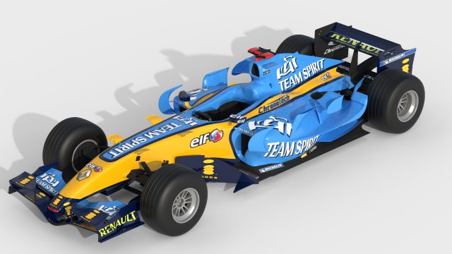 F1 renault r26 2006 3D Model in Racing 3DExport