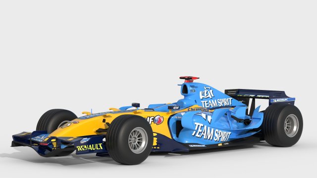 F1 renault r26 2006 3D Model in Racing 3DExport